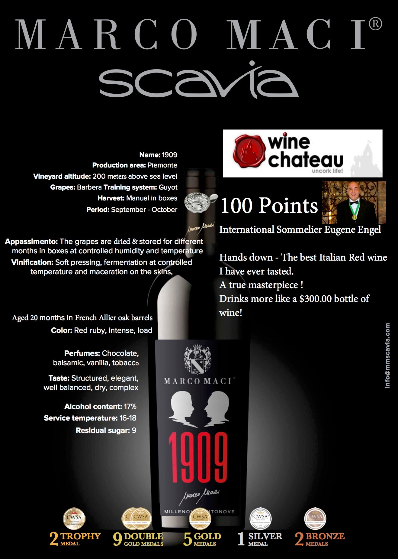 Marco Maci Scavia 1909 Piemonte Rosso 2016 – Wine Chateau