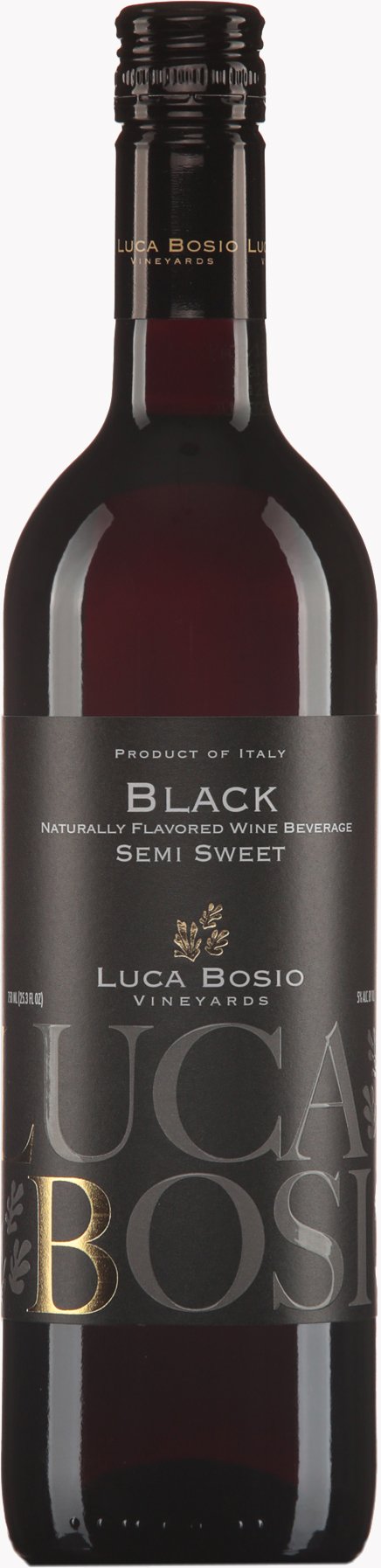 Luca Bosio Black Semi Sweet – Wine Chateau
